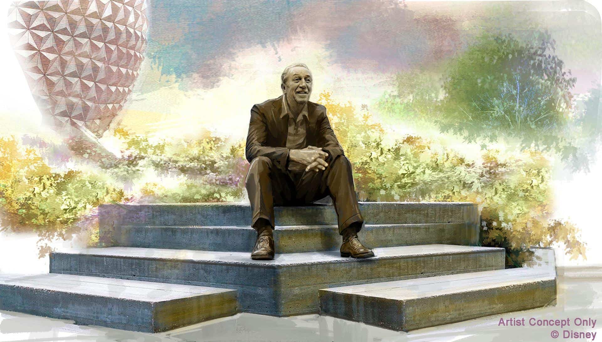 Walt Disney "Dreamer's Point" Statue Coming Soon to Epcot - WDWBLOGGERS